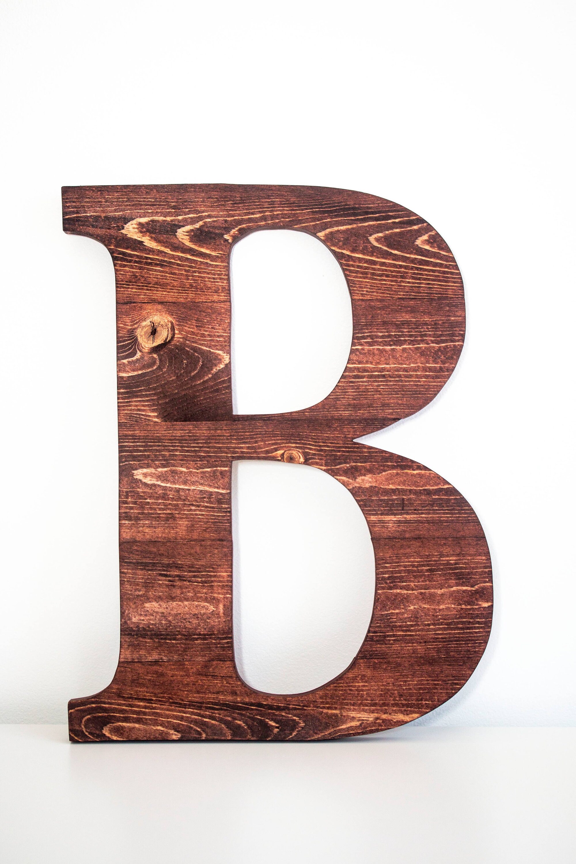 Large Wood Letters Rustic Letter Cutout Custom Wooden Wall | Etsy