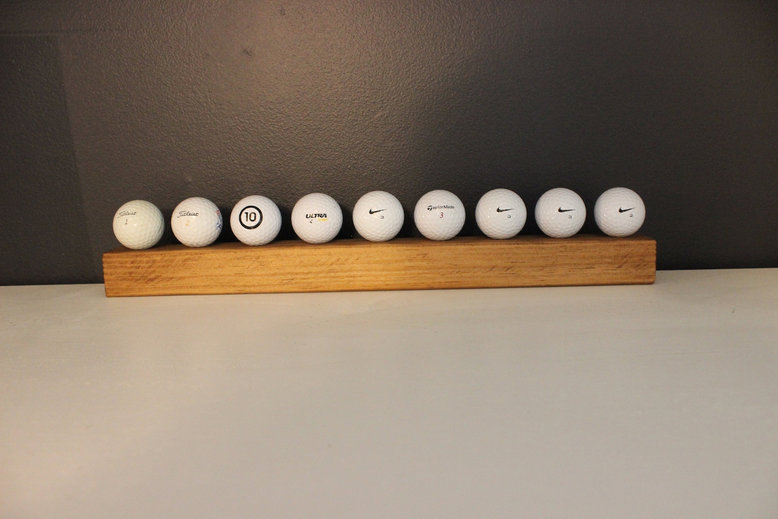 Golf Ball Shelf | Golf Ball Wall Display | Wall Golf Ball Stand | Man ...