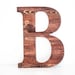 Large Wood Letters Rustic Letter Cutout Custom Wooden Wall - Etsy