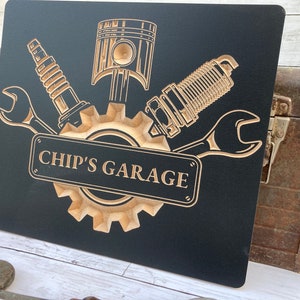 Workshop Sign Customized Shop Sign | Personalized Garage | Mechanic ...