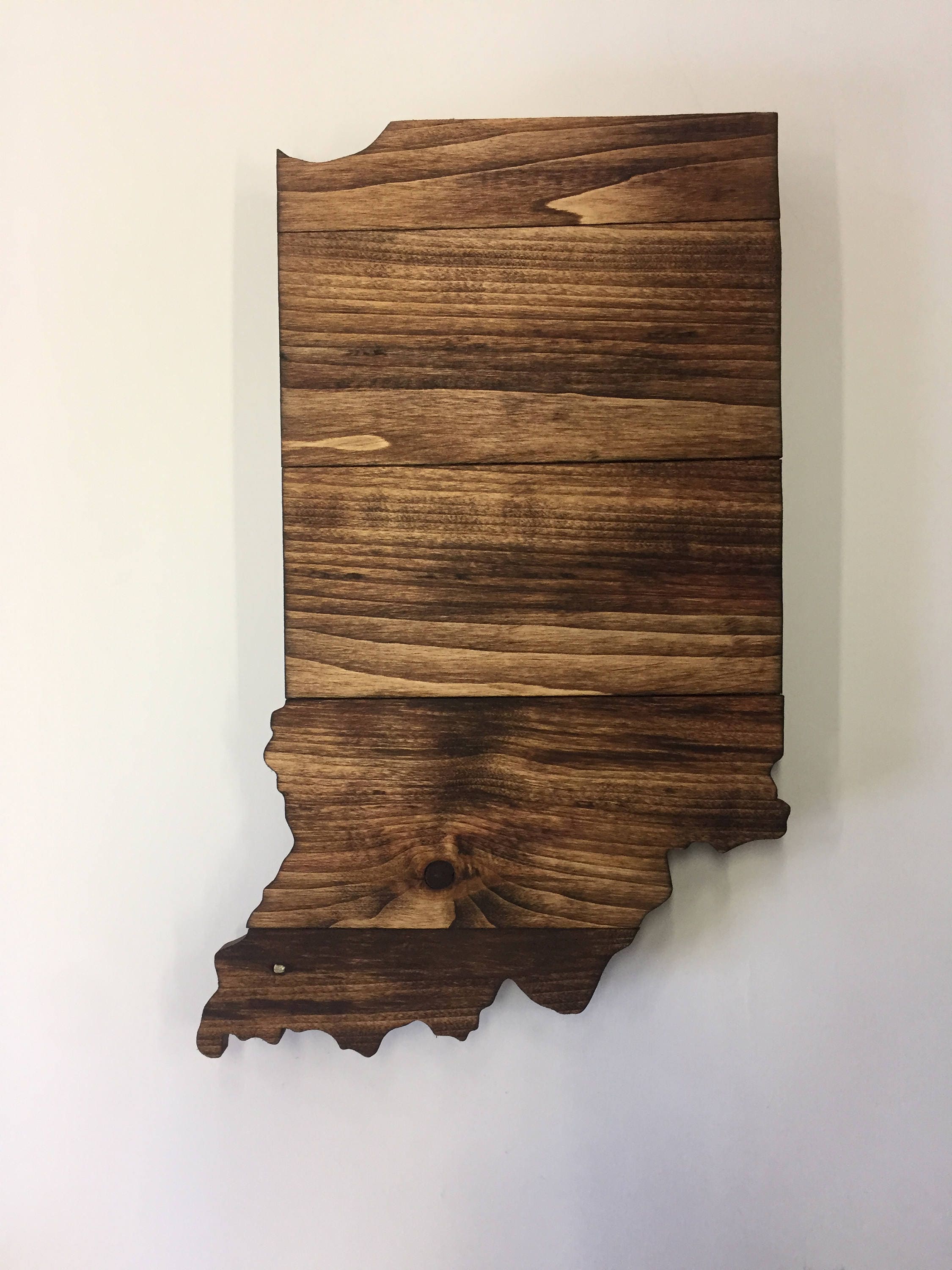 Indiana State Sign | Indiana Wooden Sign | Indiana Wall Art | Indiana ...