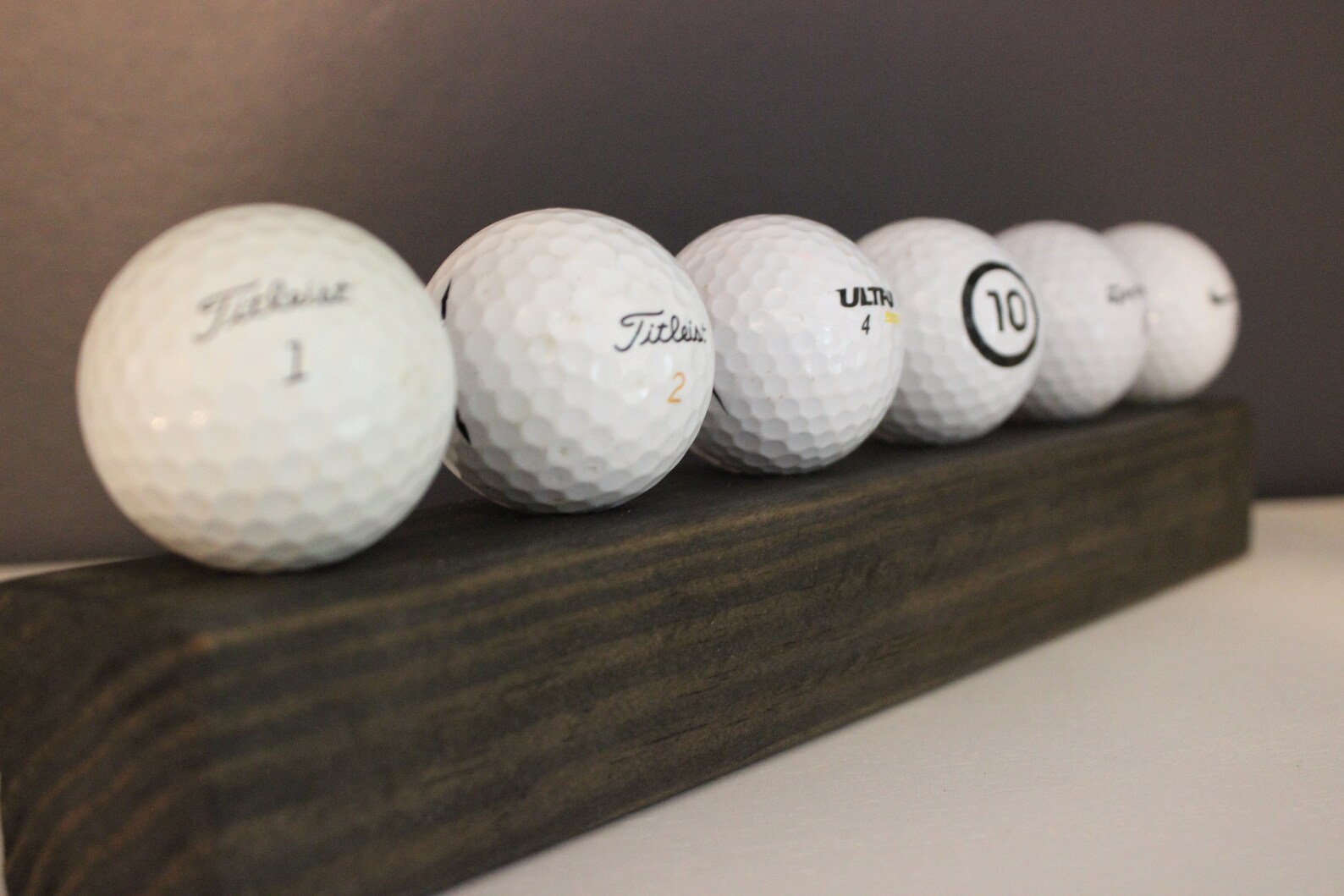 Golf Ball Shelf | Golf Ball Wall Display | Wall Golf Ball Stand | Man ...