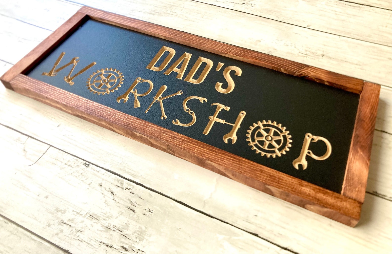 Custom Wood Workshop Sign for Garage Auto Shop Woodshop - Etsy