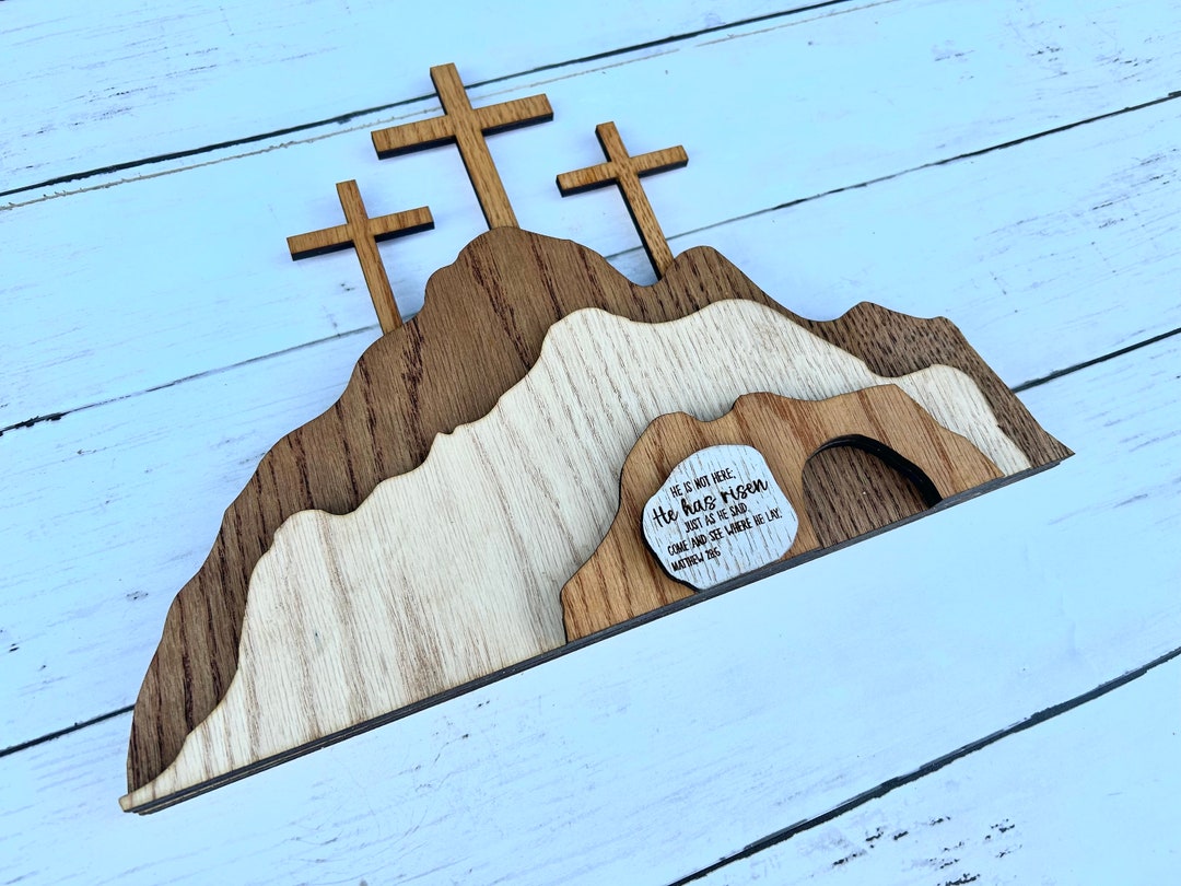 Empty Tomb Display / Empty Tomb Easter Decor Easter Resurrection Scene ...