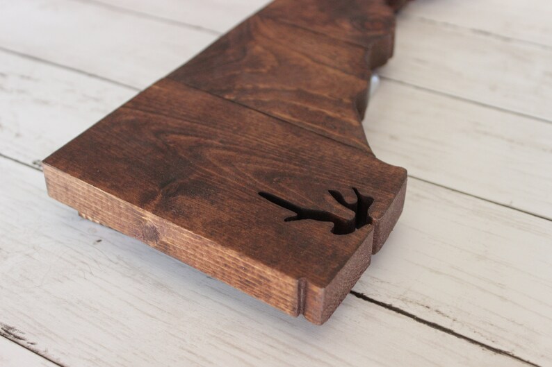 Wooden Delaware State Sign Shaped Wall Art Large Cutout Gift | Etsy