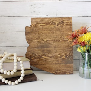 Arizona Home State Sign | Arizona Wood Signs | AZ | Gift | Arizona Home ...