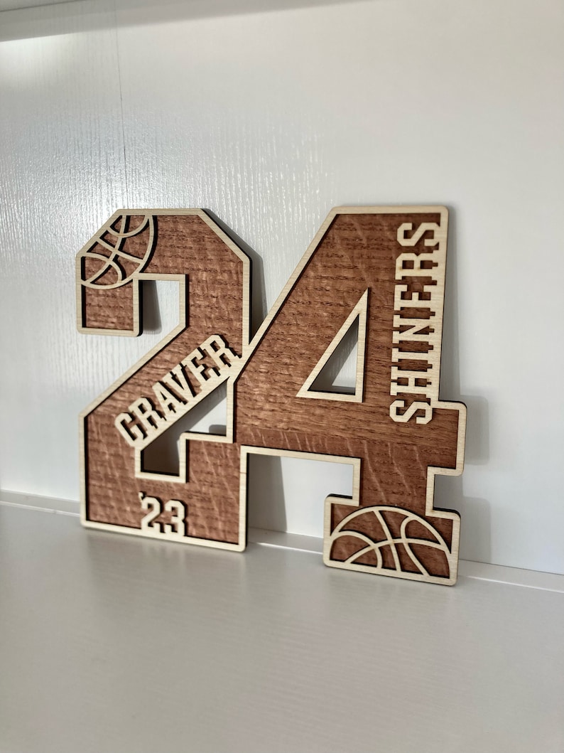 Custom Senior Athlete Number Custom Sports Plaque Sports - Etsy