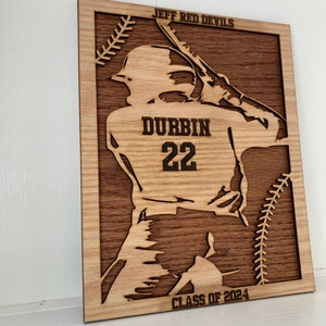 Personalized Baseball Sign | 3D Baseball Sign | Baseball Coach Gift - Etsy