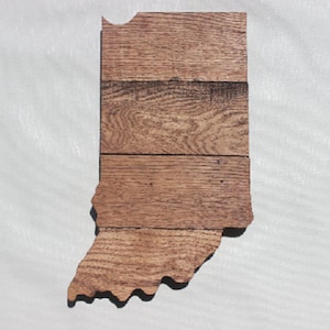 Rustic Wood State Cut Out | Large State Cutout | Wood State Outline ...