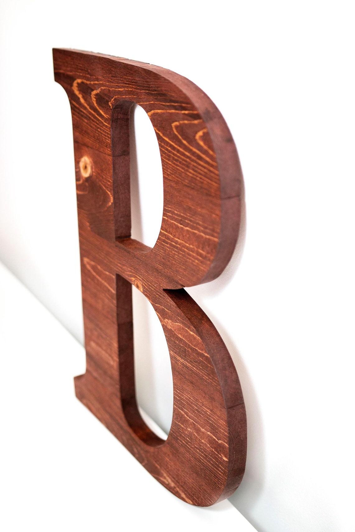 Large Wood Letters Rustic Letter Cutout Custom Wooden Wall | Etsy