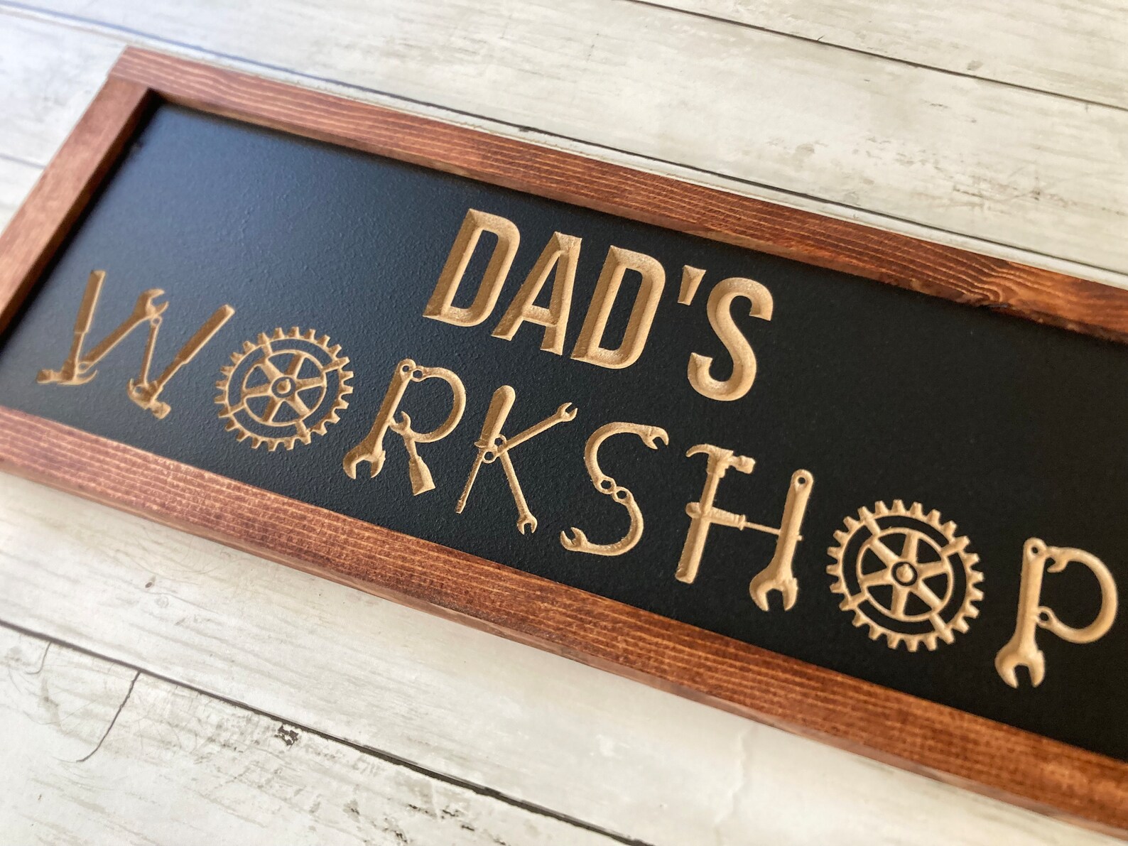 Custom Wood Workshop Sign for Garage Auto Shop Woodshop - Etsy