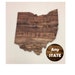 Rustic Wood State Cut Out Large State Cutout Wood State Outline Wooden ...