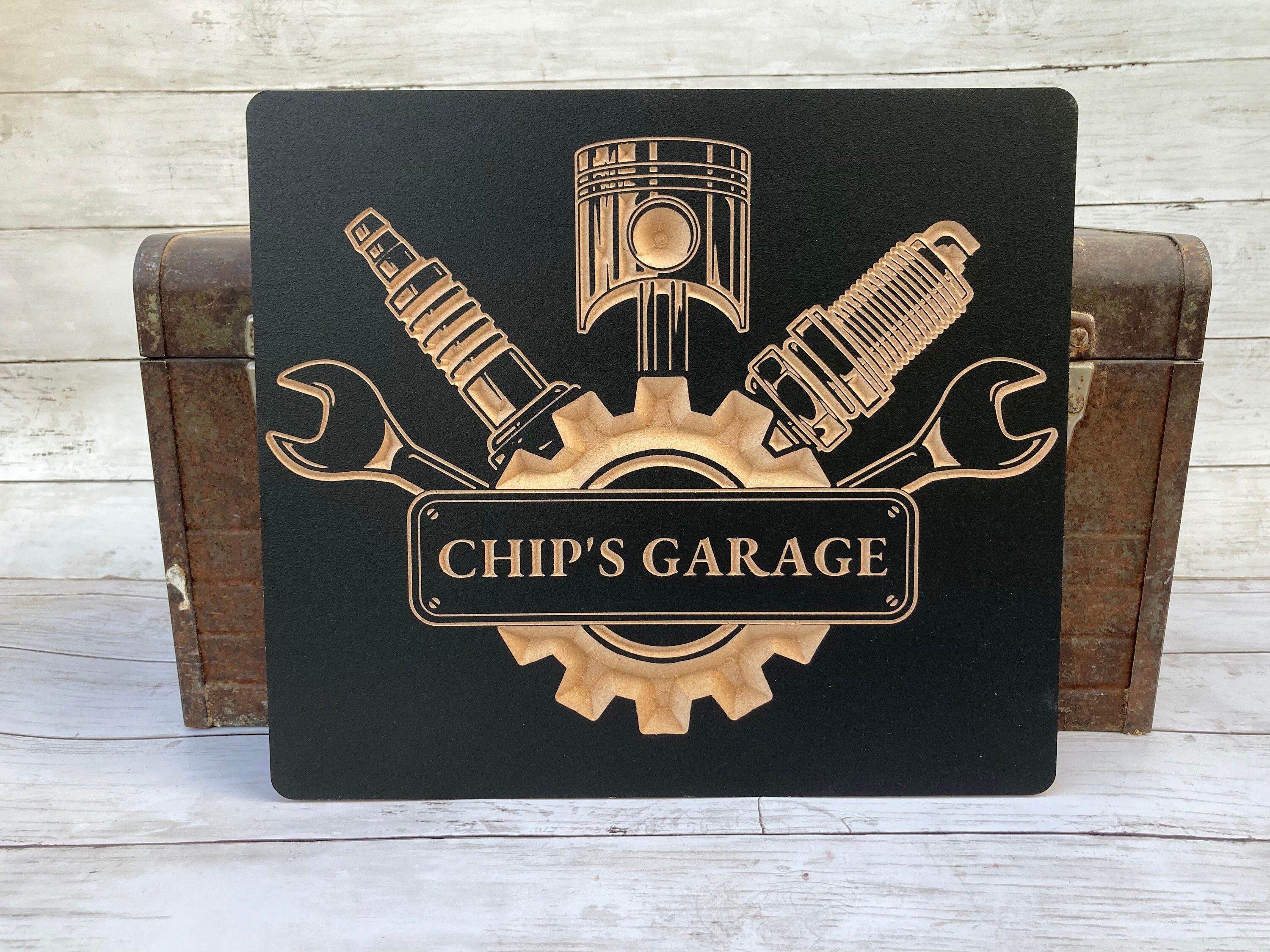 Workshop Sign Customized Shop Sign | Personalized Garage | Mechanic ...