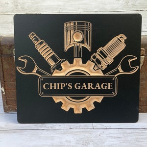 Workshop Sign Customized Shop Sign | Personalized Garage | Mechanic ...