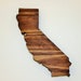 Rustic Wood State Cut Out Large State Cutout Wood State Outline Wooden ...
