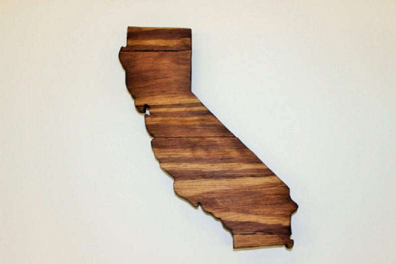 Rustic Wood State Cut Out Large State Cutout Wood State - Etsy