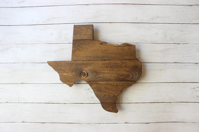 Wooden Texas State Sign Shaped Large Cutout, Home Plaque Gift Wall Art ...