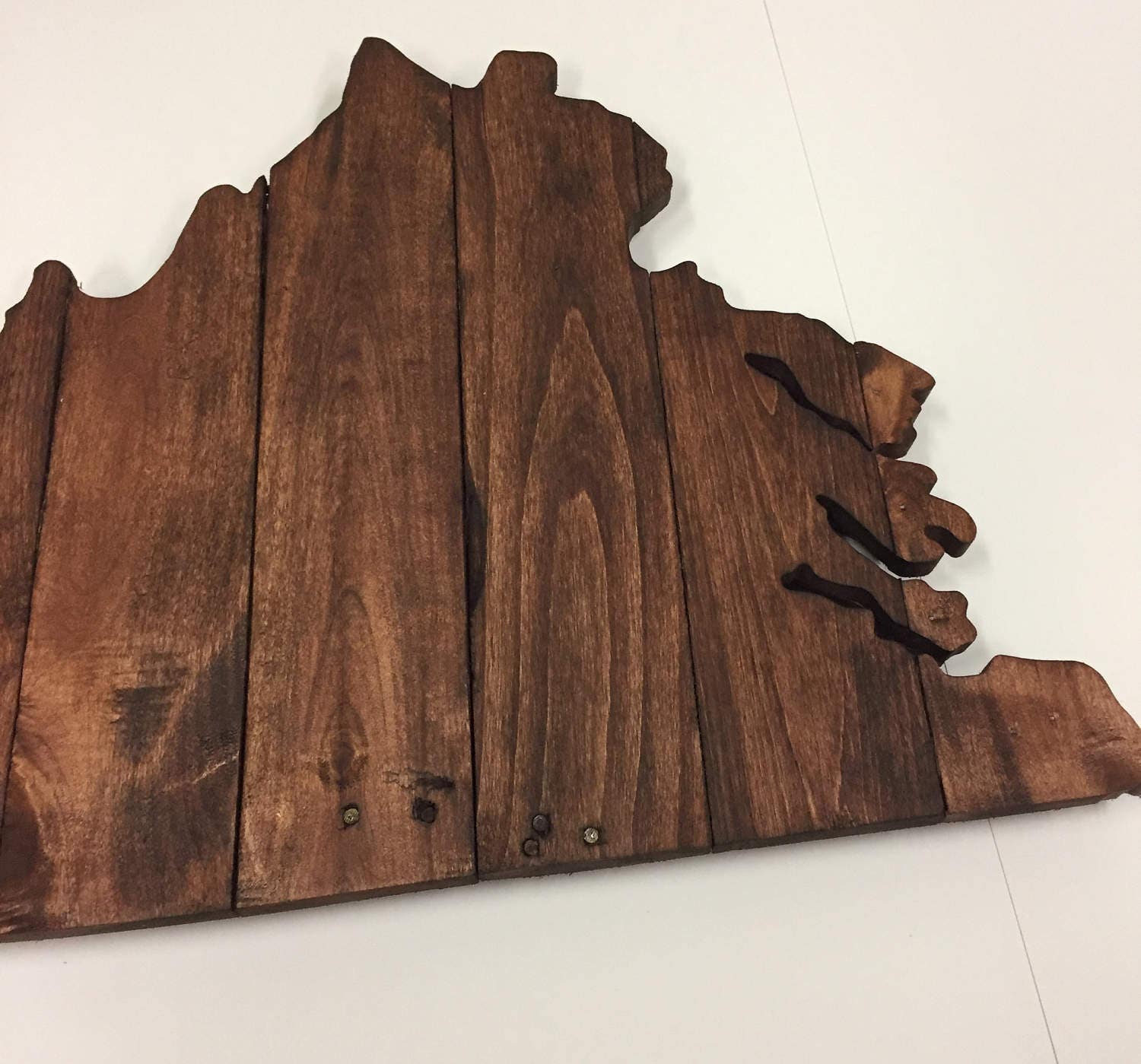 Wooden Virginia State Sign Shaped Large Cutout Wall Art Decor - Etsy