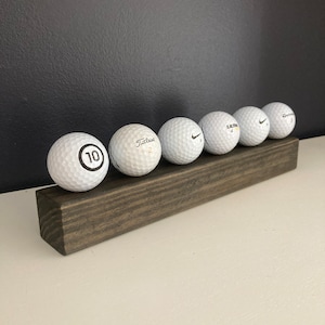 Golf Ball Shelf | Golf Ball Wall Display | Wall Golf Ball Stand | Man ...