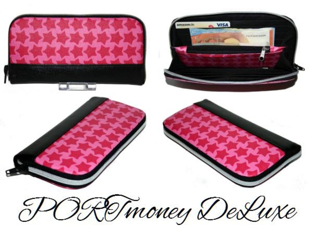 Portmoney Deluxe Wallet, Women Wallet, Sewing Pattern, Ebook Sewing ...