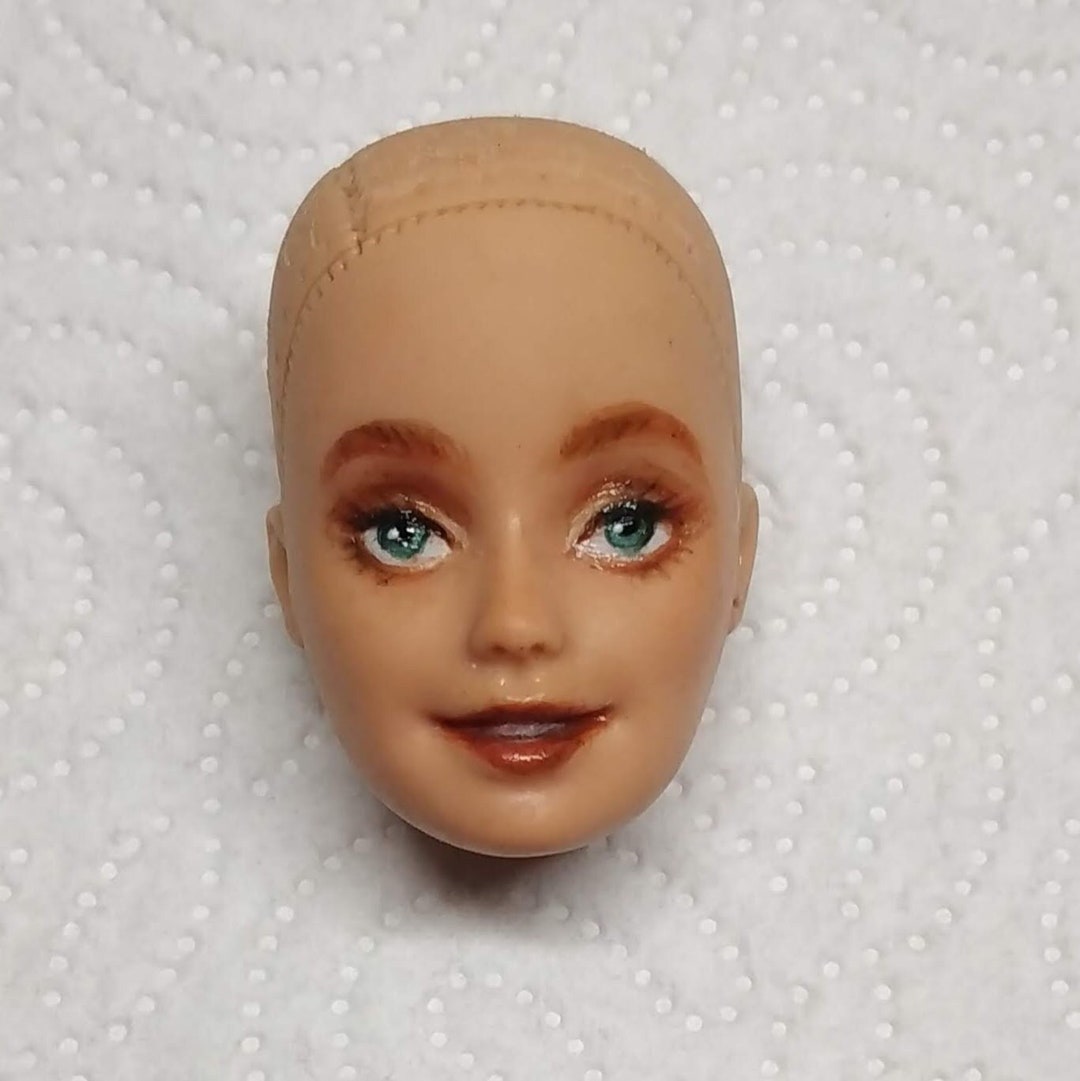 OOAK Barbie Head Repaint, Ready for Reroot, Custom Doll - Etsy