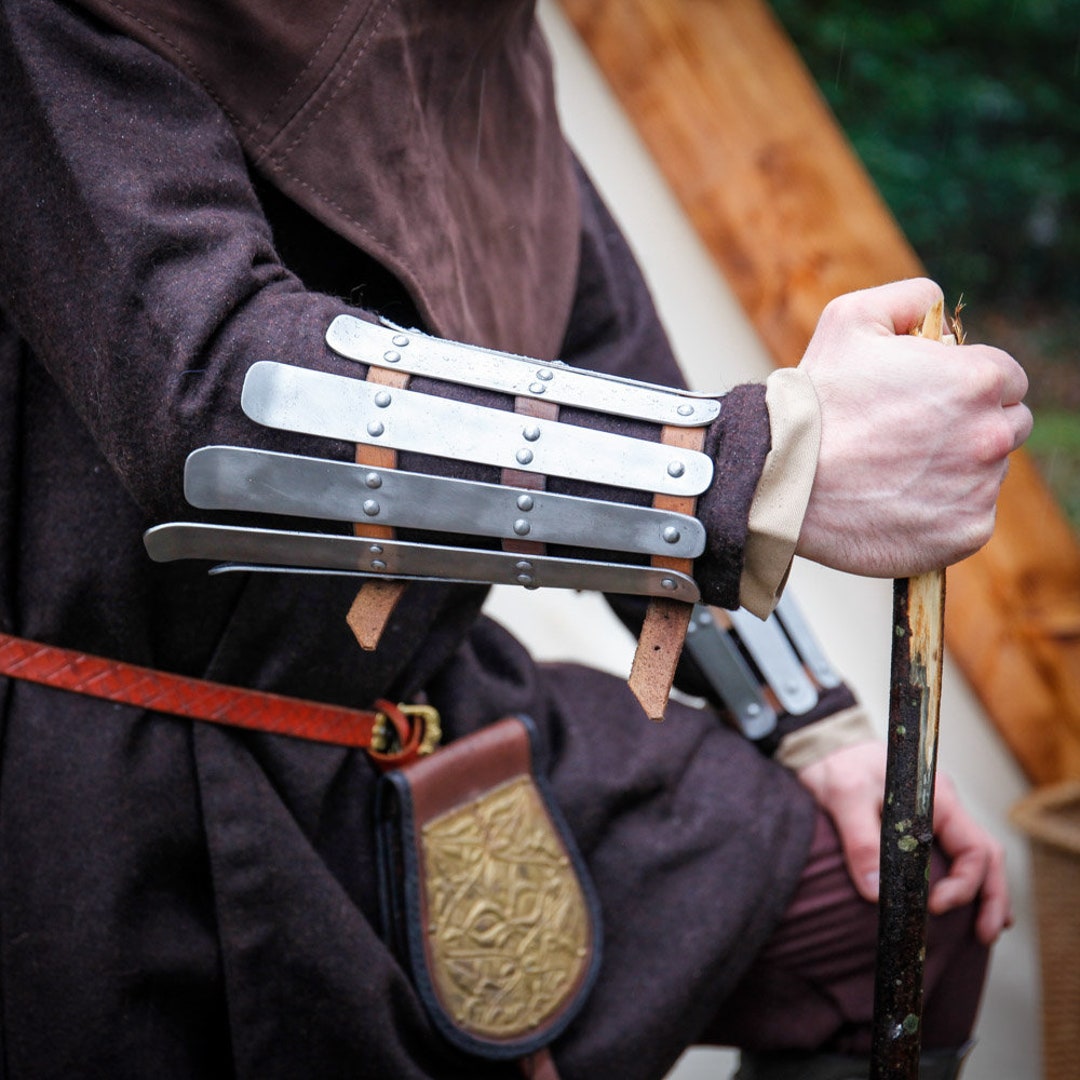 Freyhand Medieval Bracers Harold Polished - Etsy