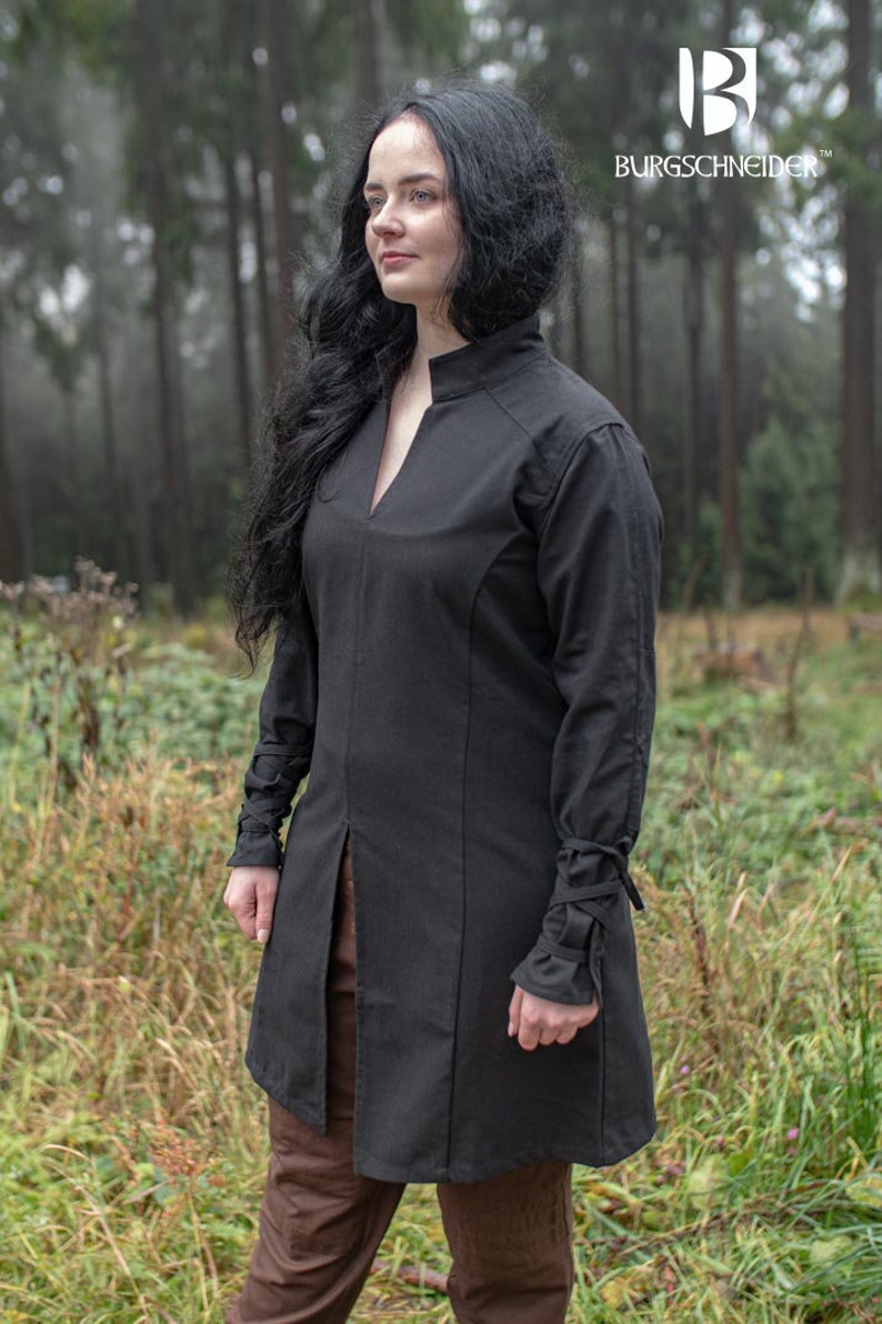 Burgschneider Medieval Larp Tunic Theresa Seagrass 100% Cotton - Etsy