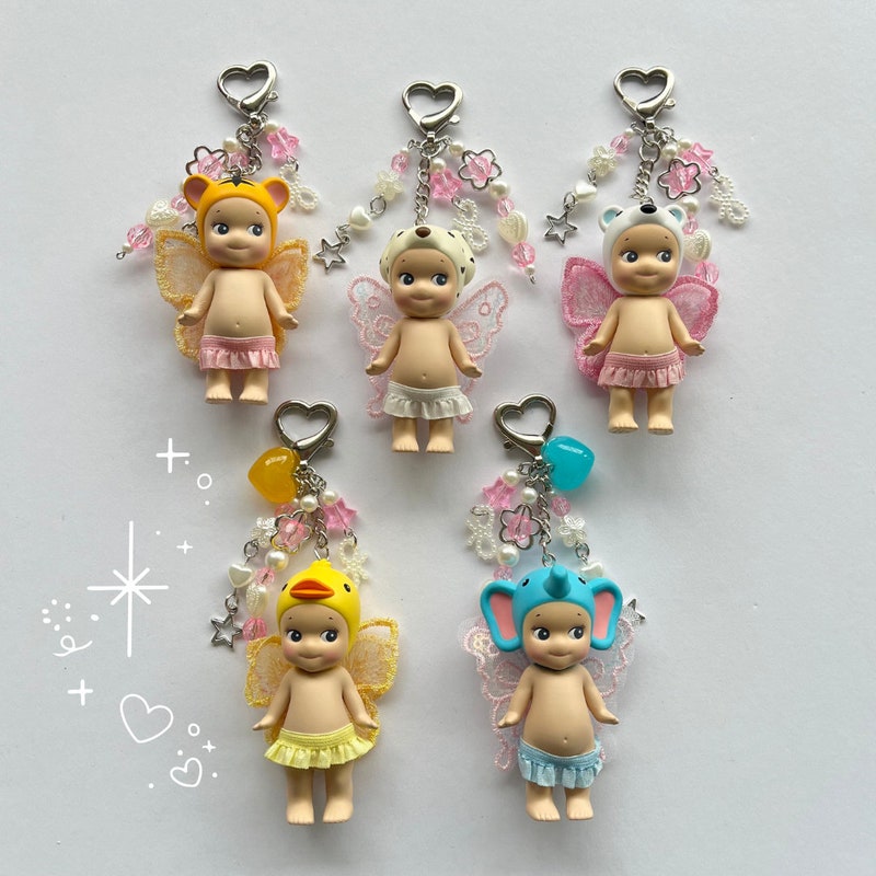 Angel Keyring - Etsy