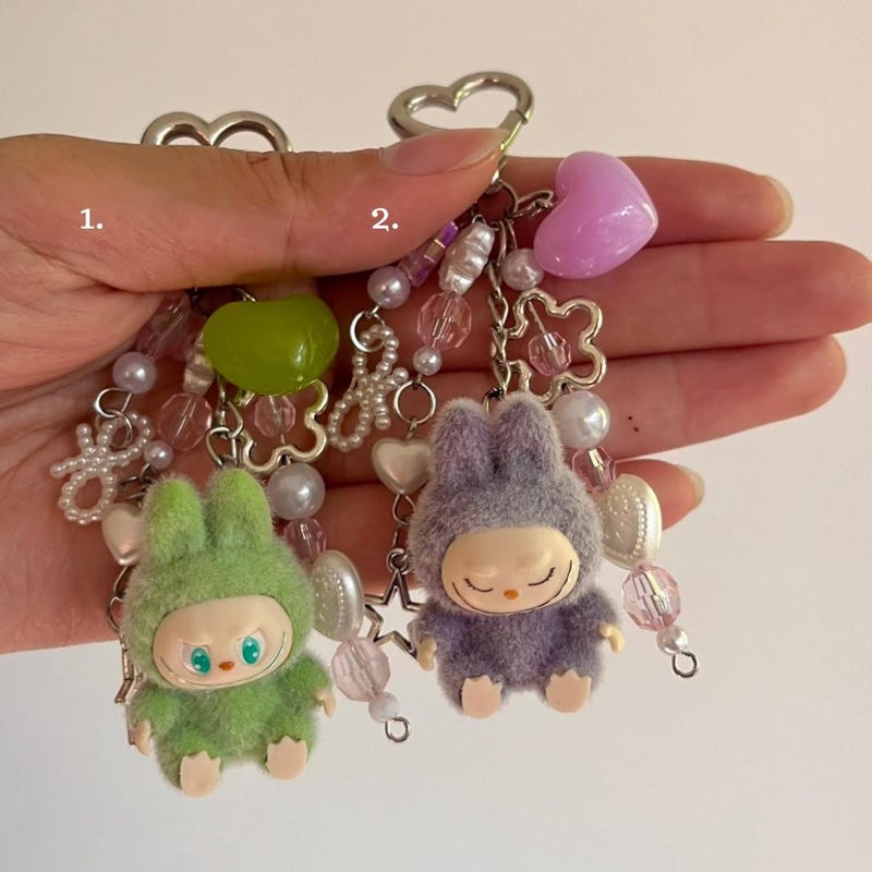 Labubu Keyrings - Etsy