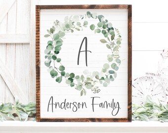 Printable Last Name Sign - Etsy