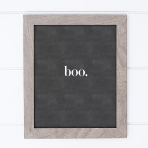 Boo Print-boo.-halloween Print-halloween Printable-halloween Chalkboard ...