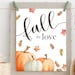 Fall in Love Print-fall Printable-pumpkins Leaves Print-fall Print ...