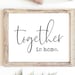 Together is Home Printable-typography Sign-together - Etsy
