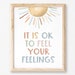It is OK to Feel Your Feelings Printable-child Feelings Sun-kids ...