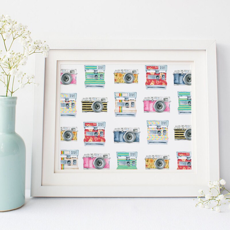 Vintage Camera Print - Etsy