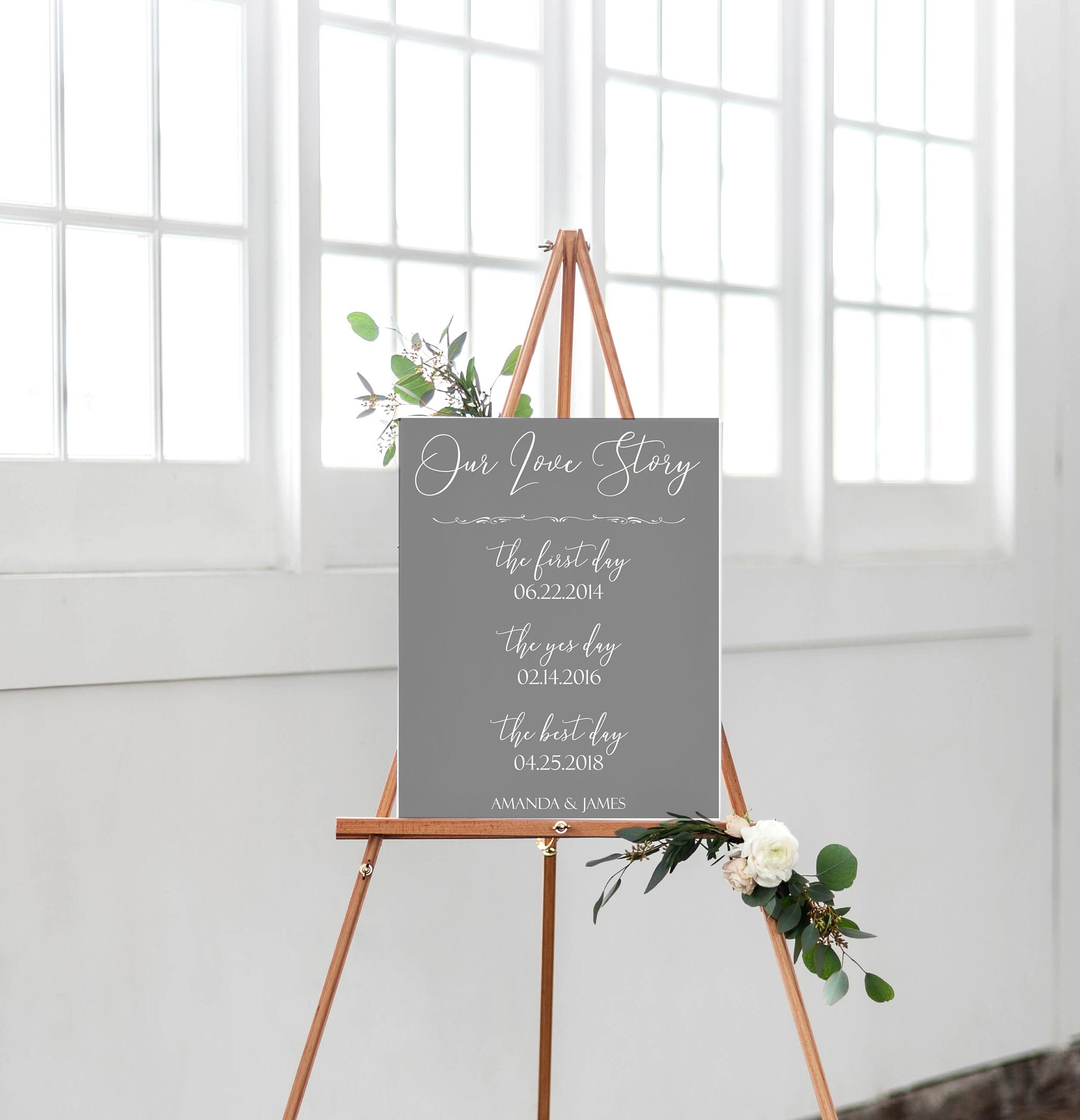 Our Love Story-our Love Story Printable-our Love Story Wedding Sign ...