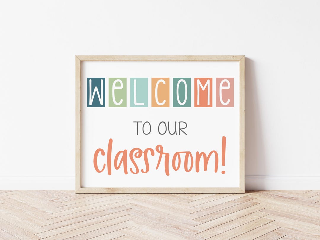 Welcome to Our Classroom Printable-welcome Classroom Print-classroom ...