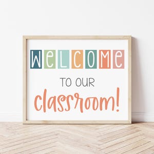 Welcome to Our Classroom Printable-welcome Classroom Print-classroom ...