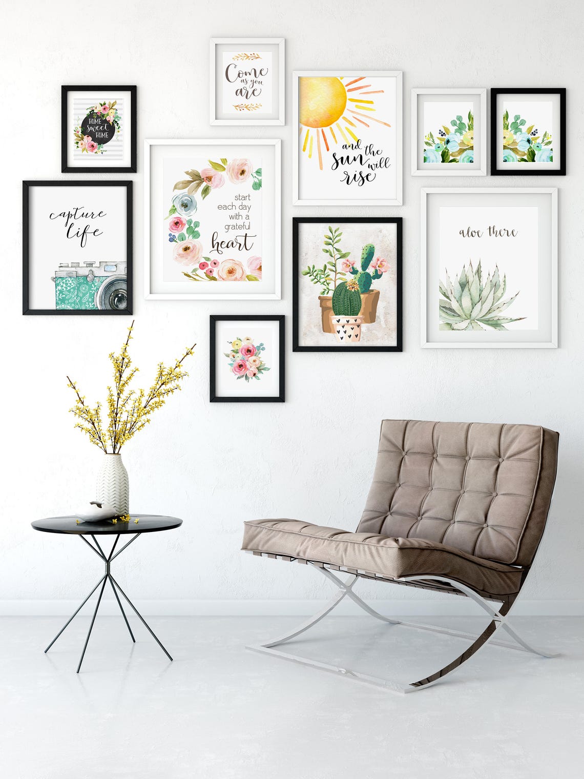 Home Print-home Printable-home Sign-home Wreath Print-foyer - Etsy