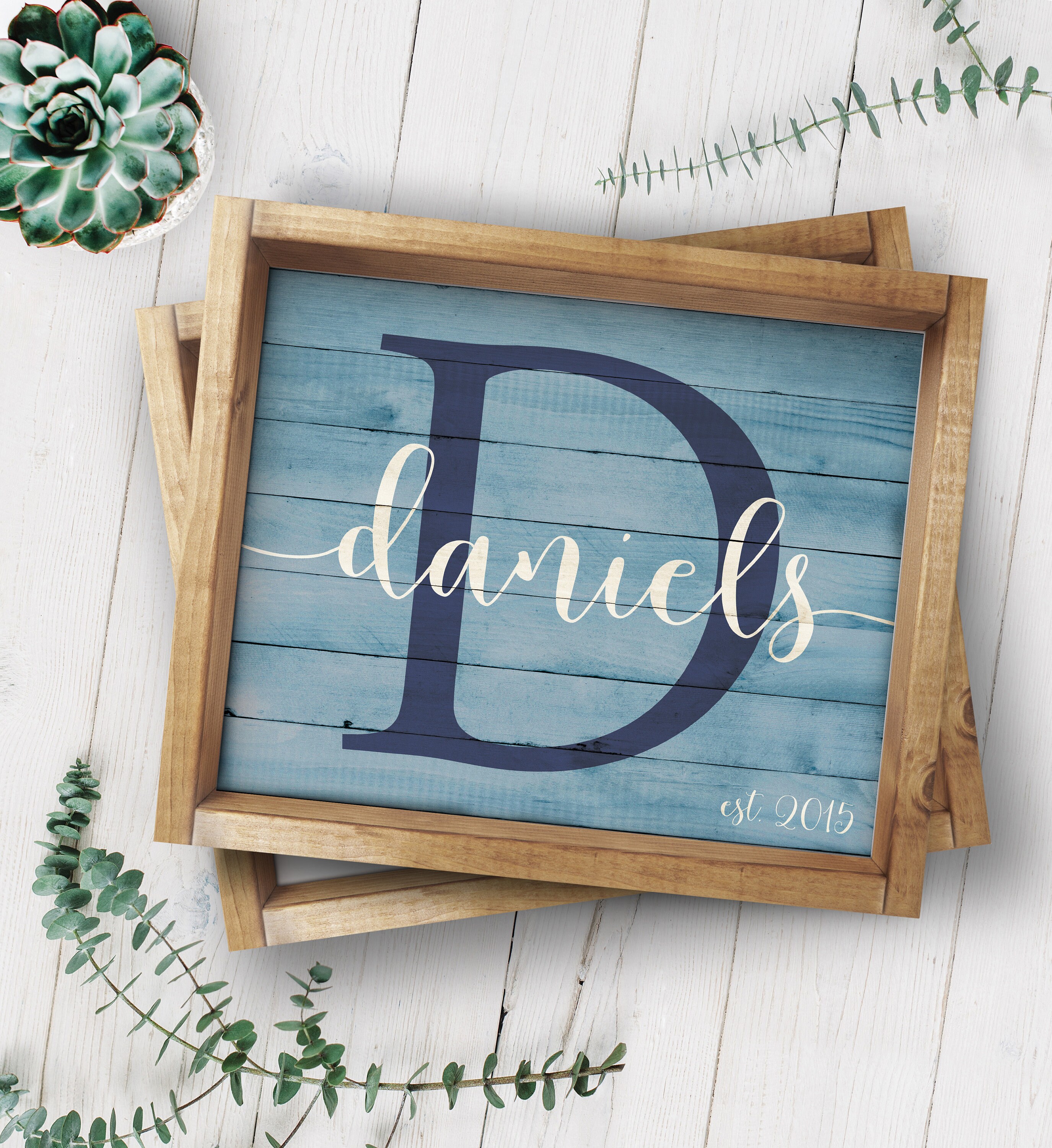 Family Name Printable-customized Last Name Family Sign-wooden Custom ...