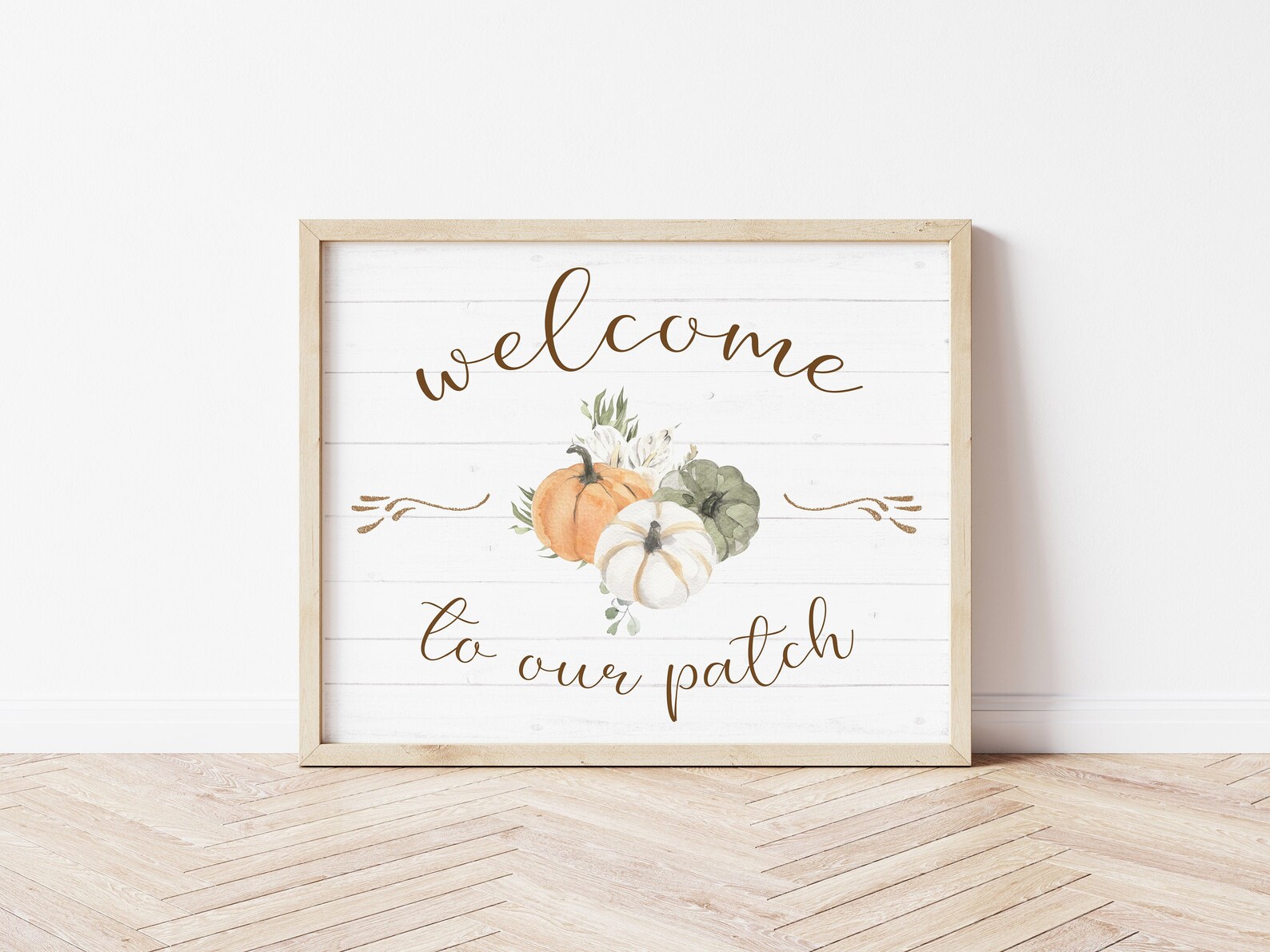 Welcome to Our Patch Fall Print-pumpkin Patch Sign-fall Print Sign ...