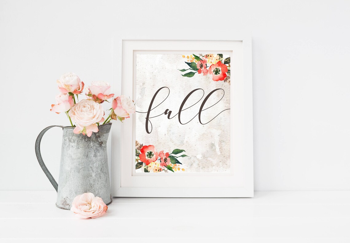 Rustic Fall Printable-fall Print-fall Printable-autumn Print-fall ...