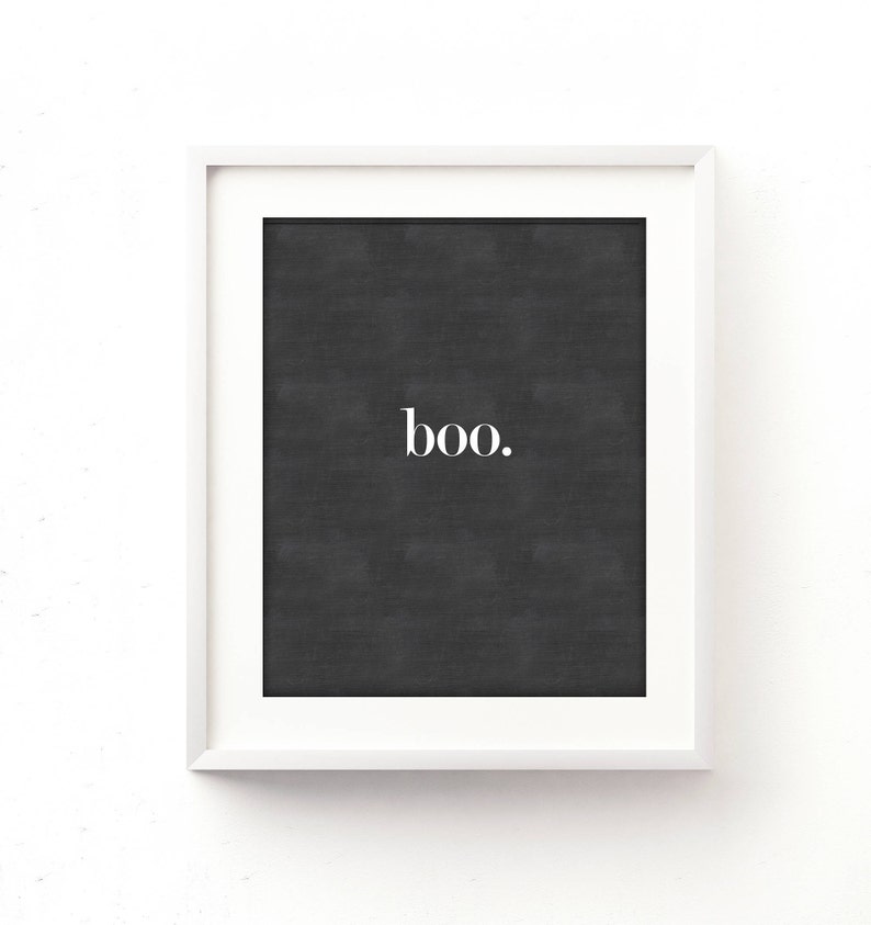 Boo Print-boo.halloween Print-halloween Printable-halloween | Etsy