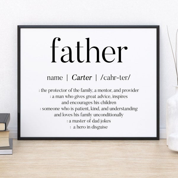 Father Definition - Etsy