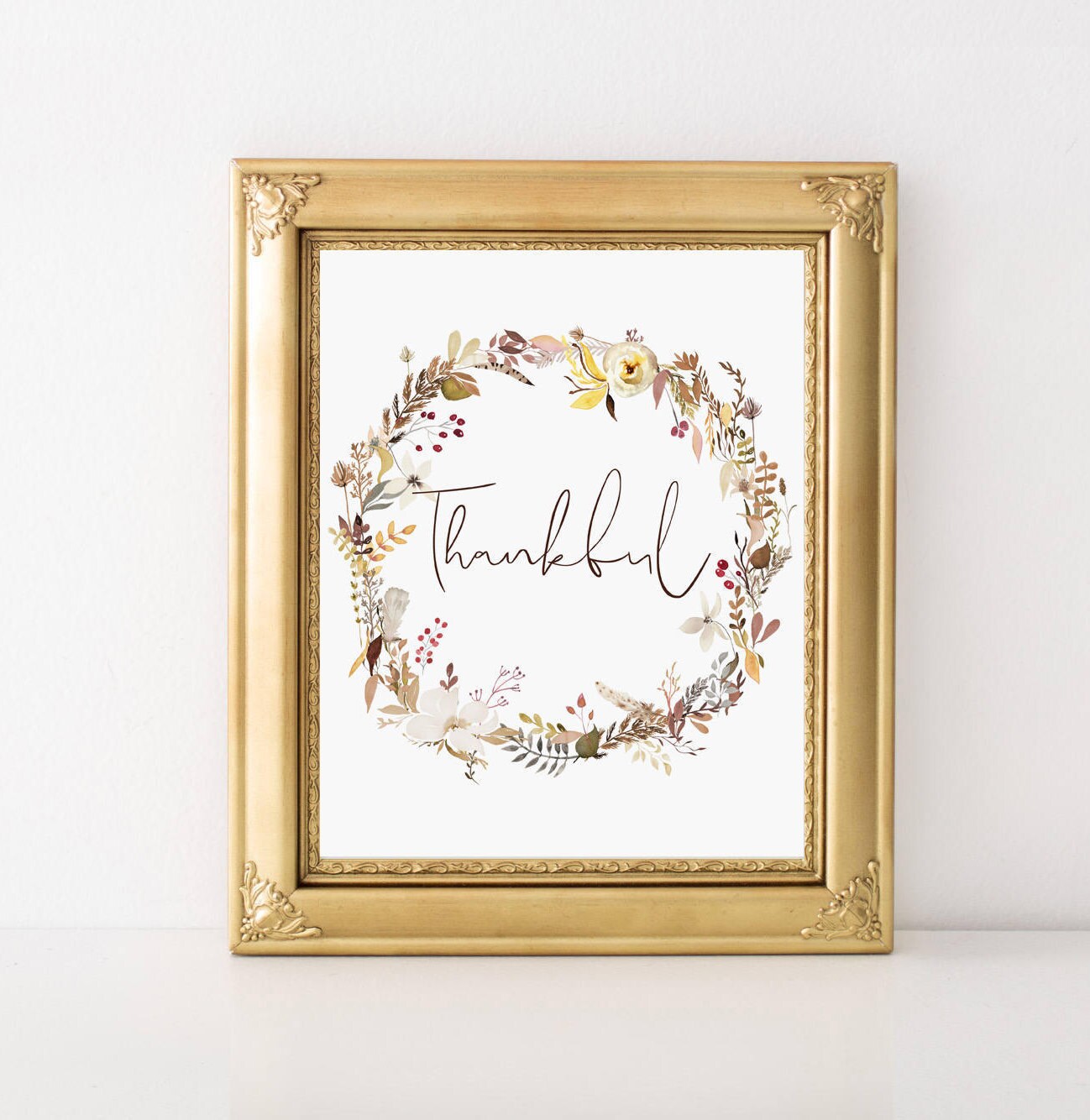 Thankful Printable-thankful Print-thankful Sign-thanksgiving - Etsy