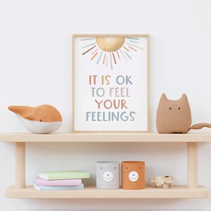 It is OK to Feel Your Feelings Printable-child Feelings Sun-kids ...