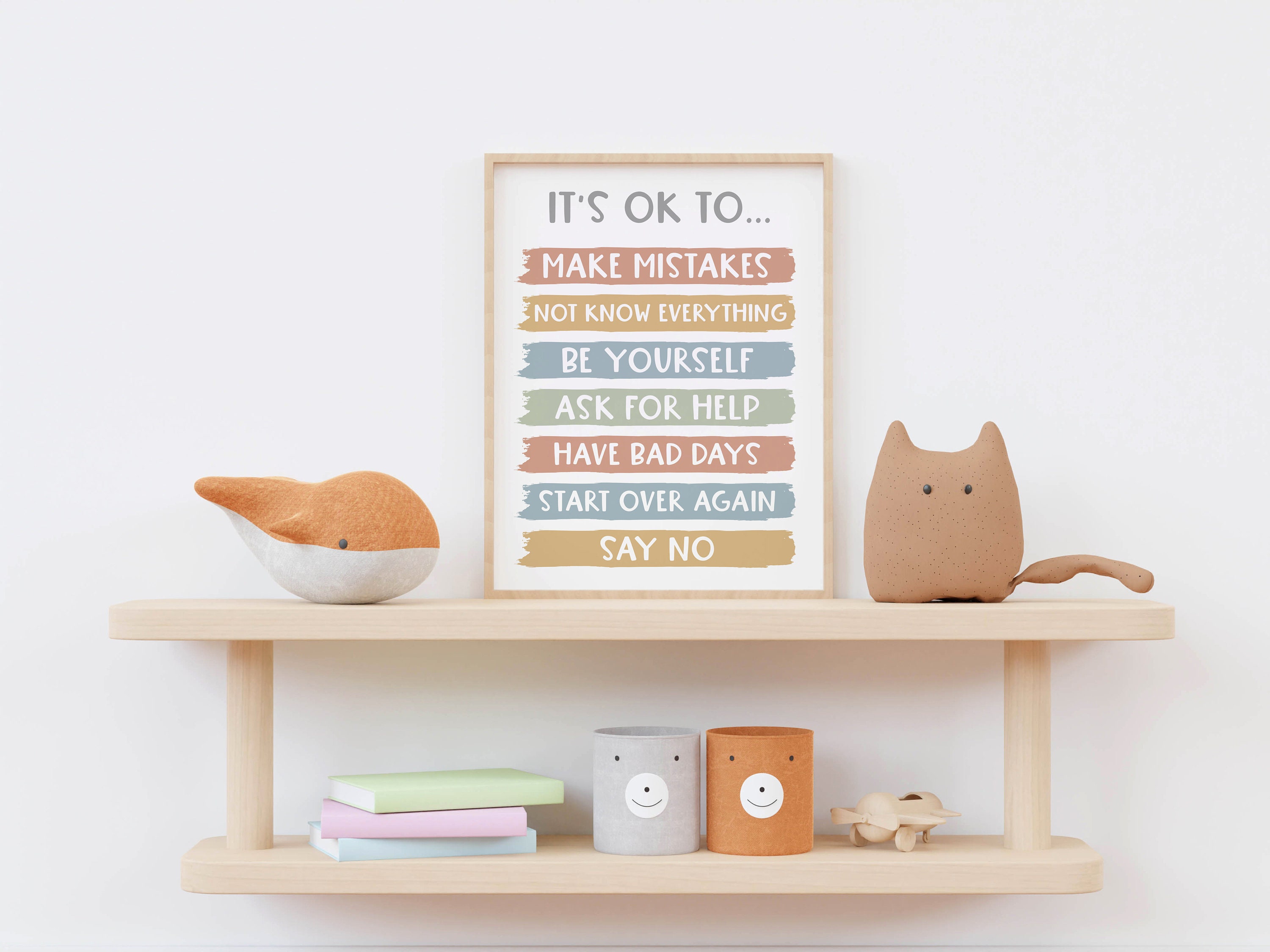 It's OK to Ask for Help Print-ok to Say No-be Yourself-have Bad Days ...