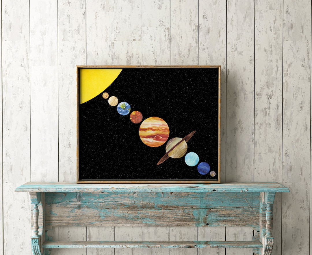 Solar System Print-planets Print-space Print-school-kids Room Print ...
