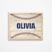 Baseball Name Print-baseball Name Sign-custom Baseball Name - Etsy
