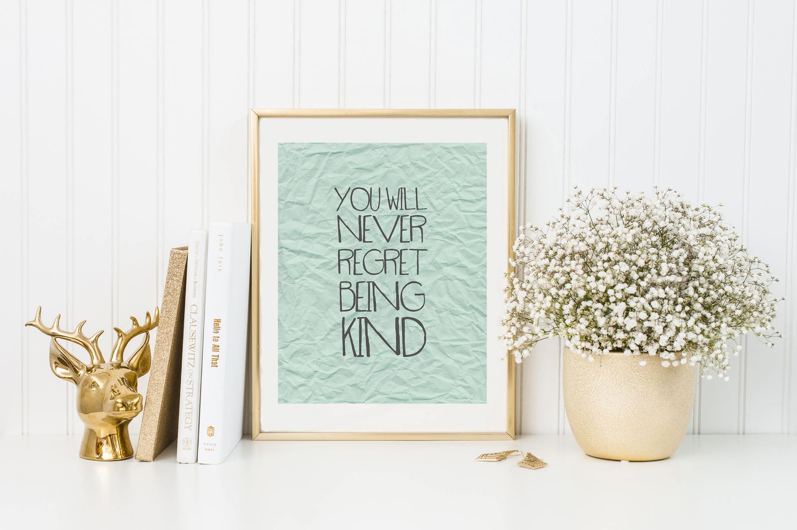 You Will Never Regret Being Kind Print-kindness - Etsy